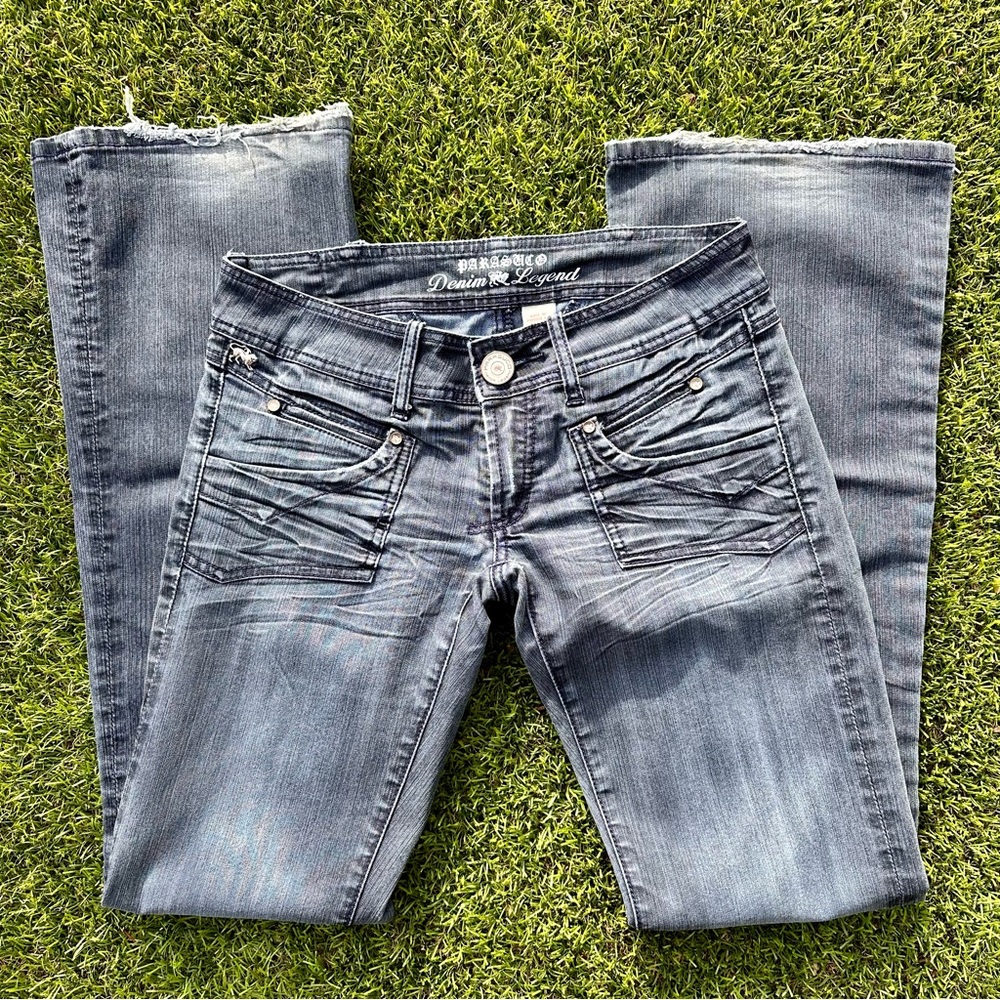 Parasuco Denim Legend Dark Denim Wide Leg Boot Cut Je… - Gem